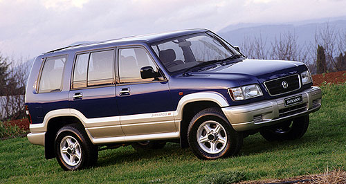Holden Jackaroo technical specifications and fuel economy